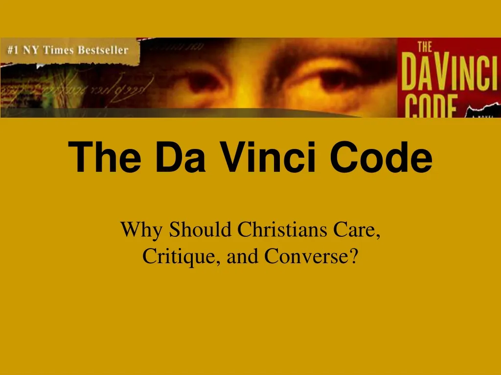 PPT - The Da Vinci Code PowerPoint Presentation, free download - ID:669618