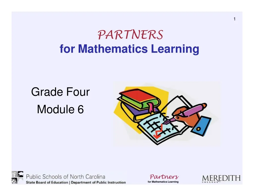 PPT - Partners for Mathematics Learning PowerPoint Presentation, free ...