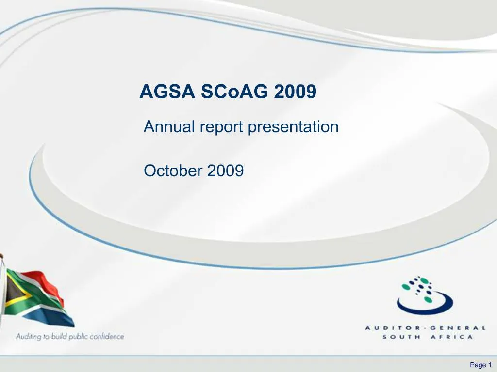 PPT - AGSA SCoAG 2009 PowerPoint Presentation, free download - ID:674684