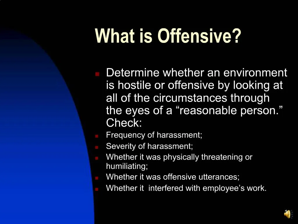 PPT - What is Offensive PowerPoint Presentation, free download - ID:676572