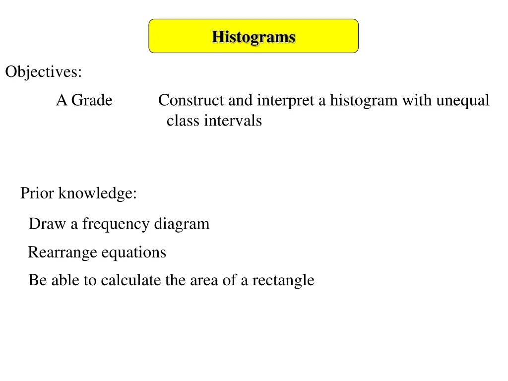 PPT - Histograms PowerPoint Presentation, free download - ID:679741
