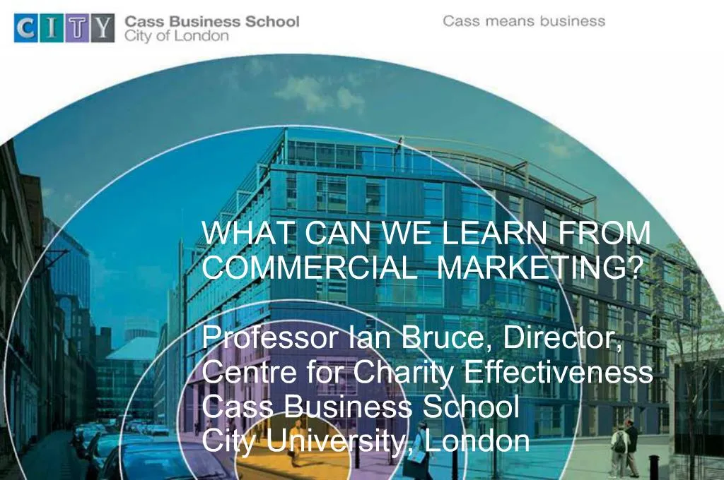 PPT - WHAT CAN WE LEARN FROM COMMERCIAL MARKETING Professor Ian Bruce ...