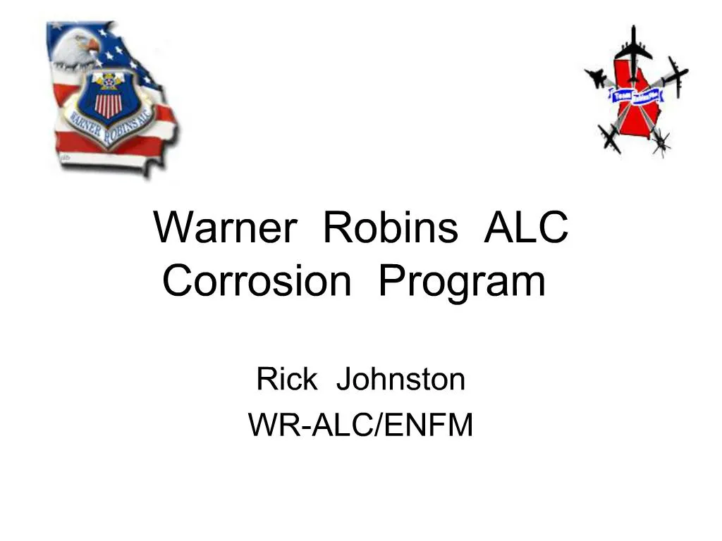 PPT - Warner Robins ALC Corrosion Program PowerPoint Presentation, free ...