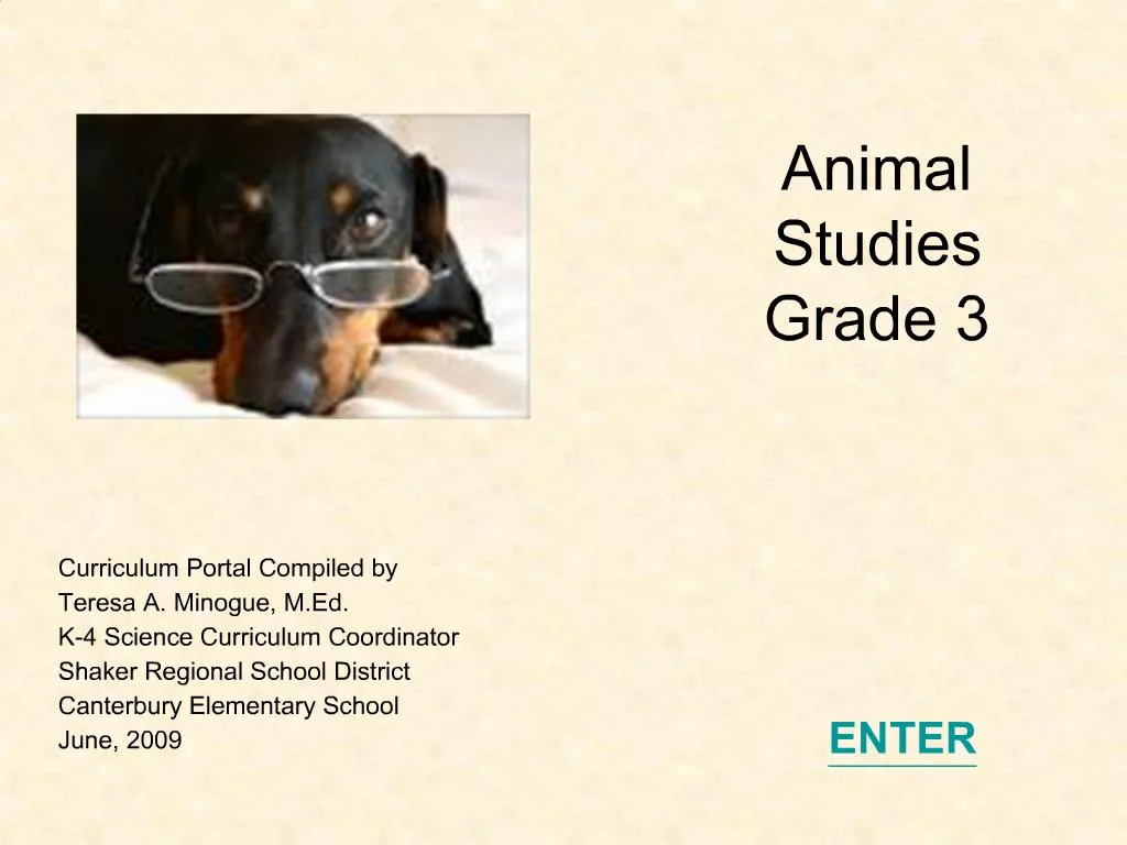 PPT - Animal Studies Grade 3 PowerPoint Presentation, free download ...