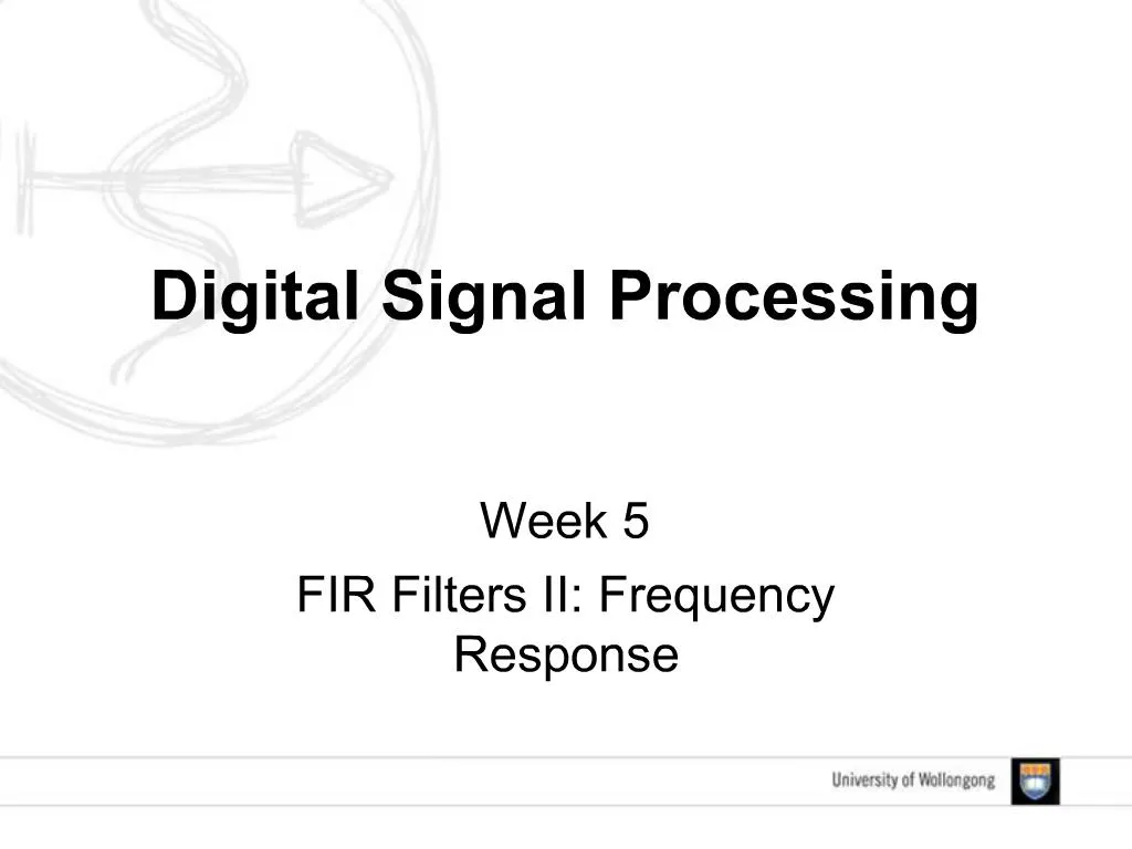PPT - Digital Signal Processing PowerPoint Presentation, free download ...