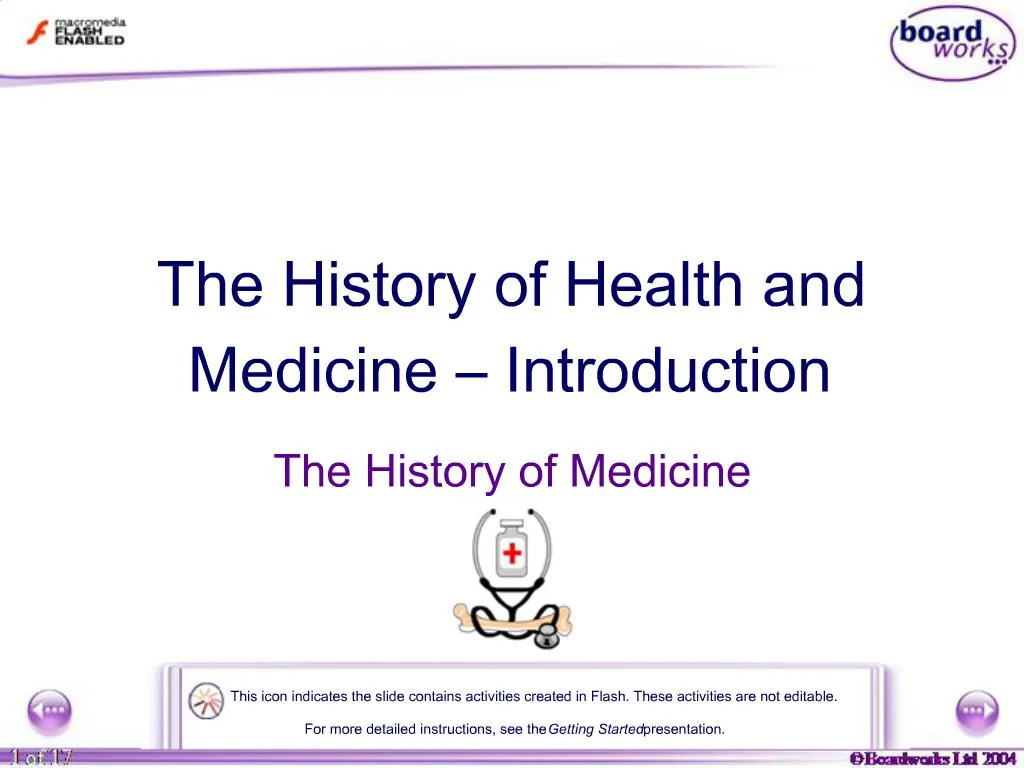 PPT - The History of Health and Medicine Introduction PowerPoint ...