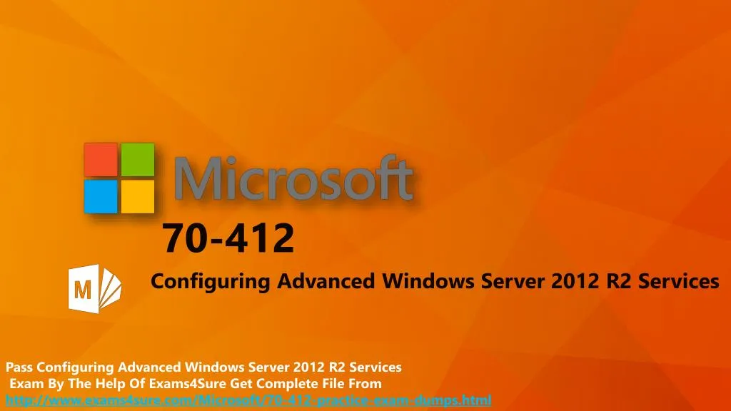 PPT - 70-412 - Configuring Advanced Windows Server 2012 R2 Service ...