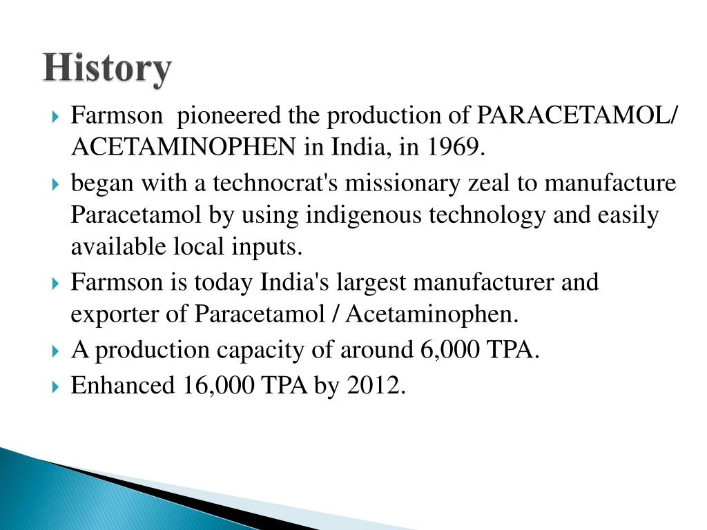 PPT - Farmson- The Paracetamol People PowerPoint Presentation - ID:7129316