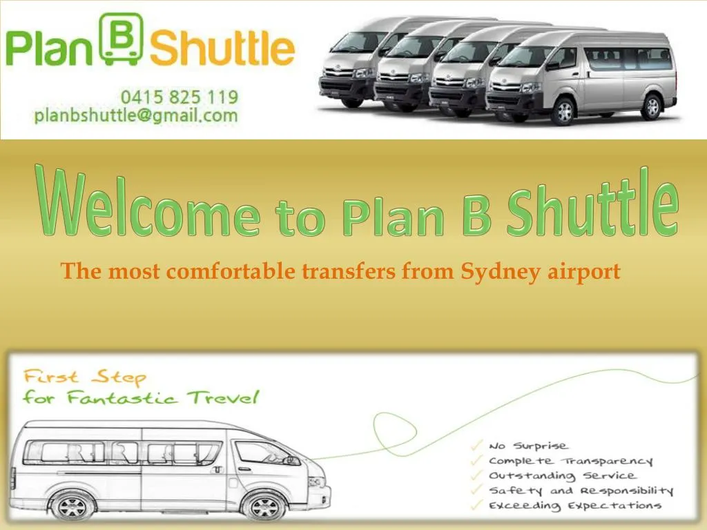 PPT - Sydney Airport Shuttle Bus PowerPoint Presentation, free download ...