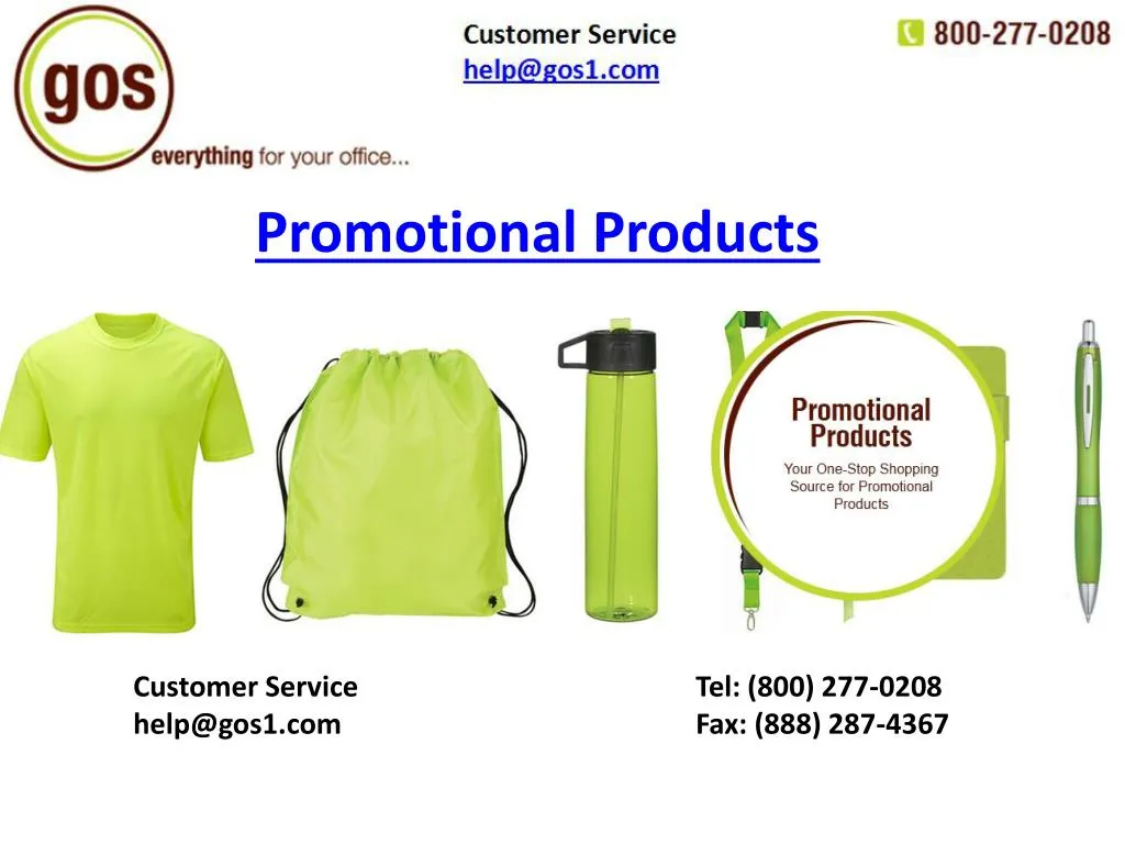 PPT - Promotional Products PowerPoint Presentation, free download - ID ...