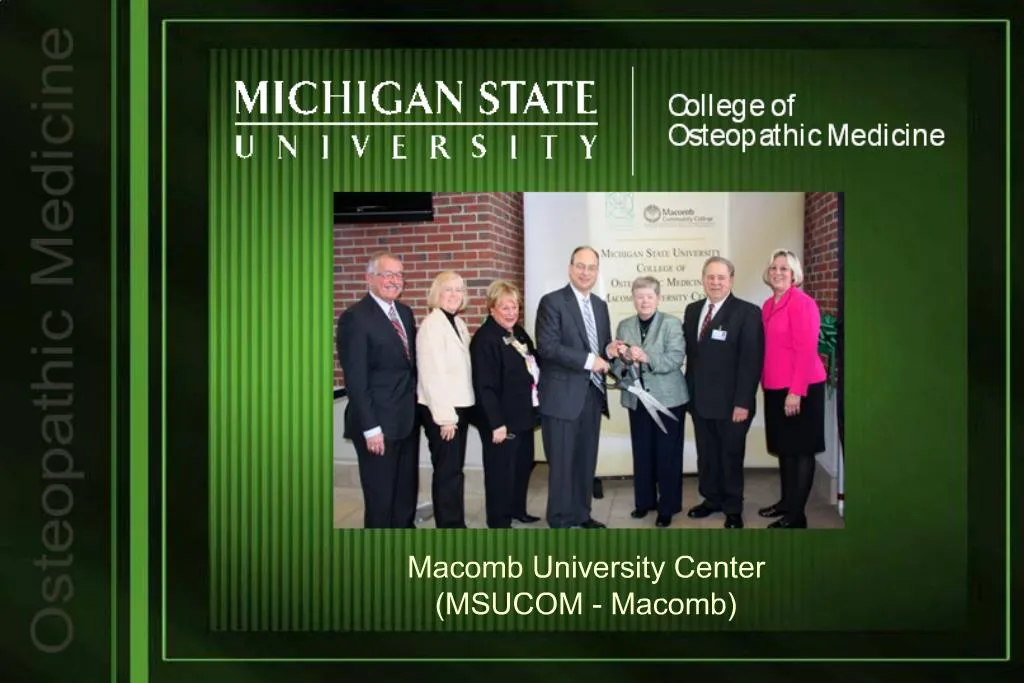 PPT - Macomb University Center MSUCOM - Macomb PowerPoint Presentation ...