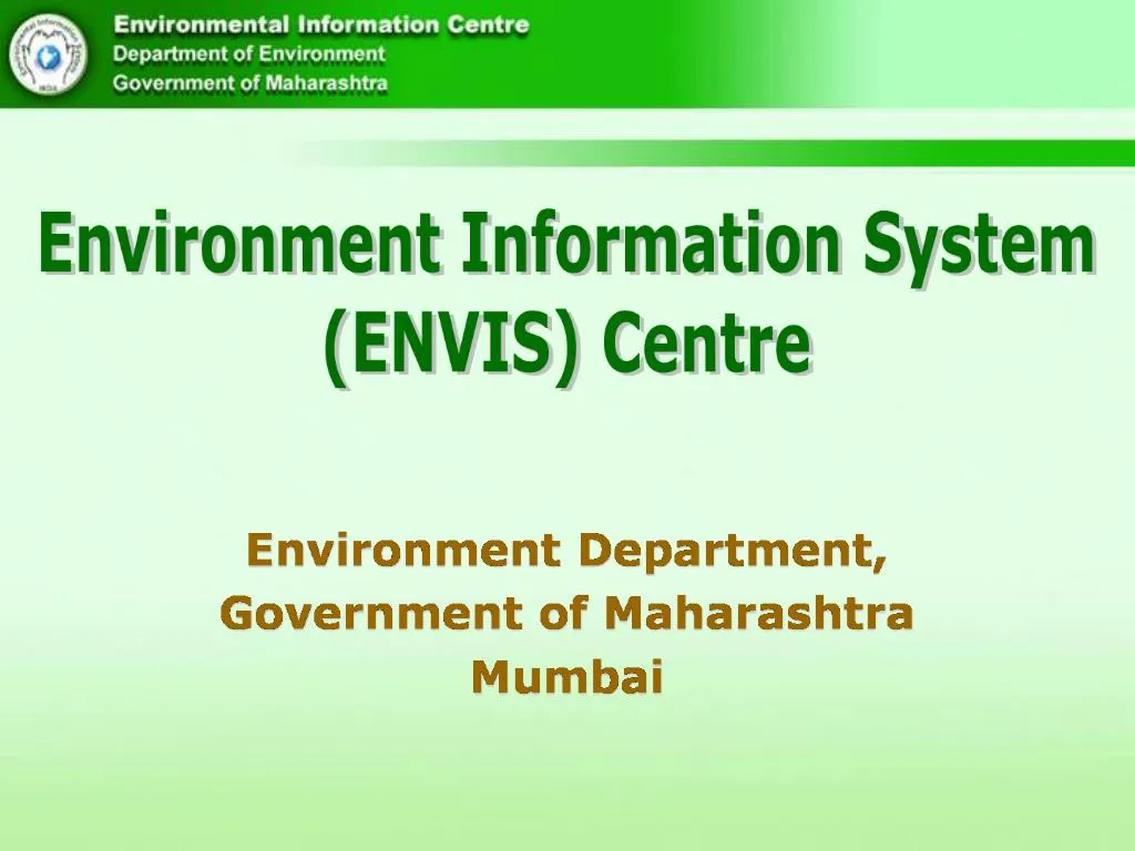 PPT - Environment Information System ENVIS Centre PowerPoint ...