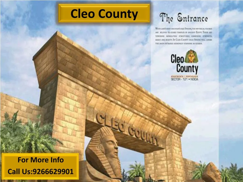 PPT - Cleo County Sector 121 - Cleo County Noida PowerPoint ...