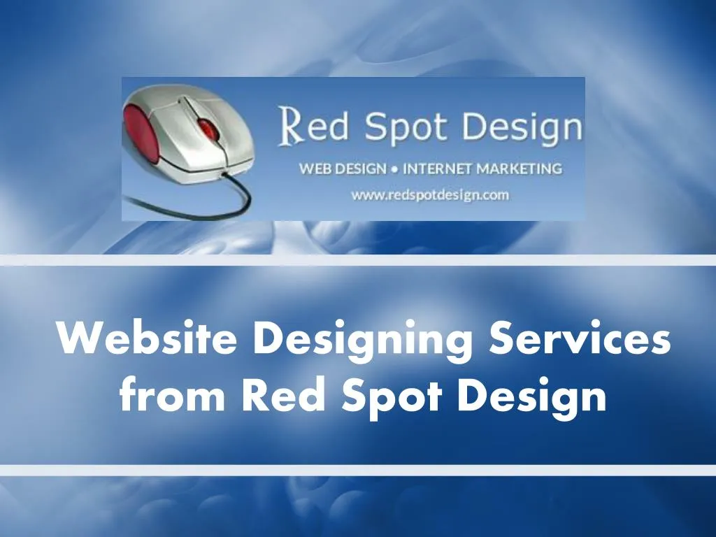 PPT - Website Designing Services from Red Spot Design PowerPoint ...