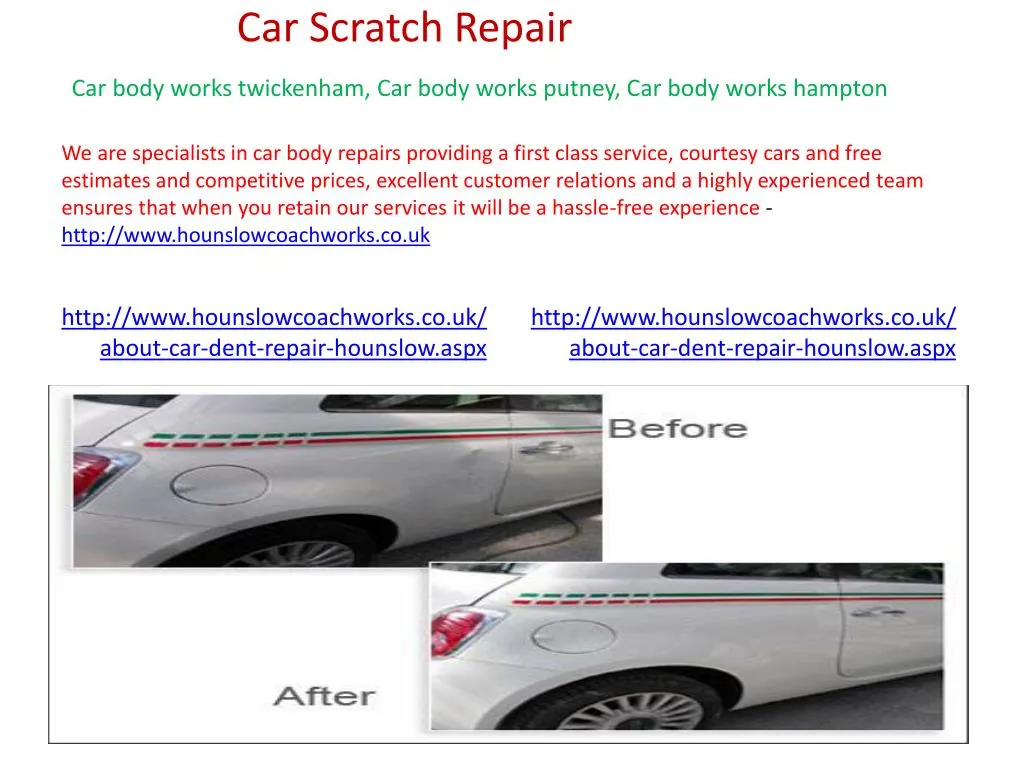 PPT - Car auto body repairs PowerPoint Presentation, free download - ID ...
