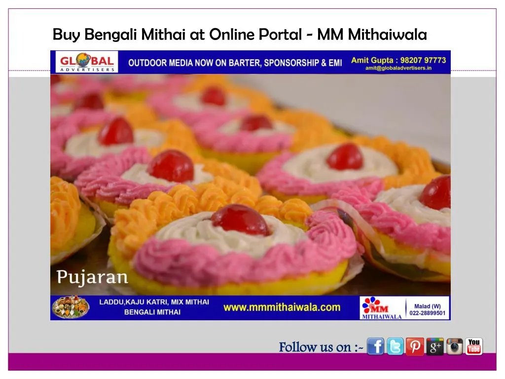 PPT - Buy Bengali Mithai at Online Portal - MM Mithaiwala PowerPoint ...