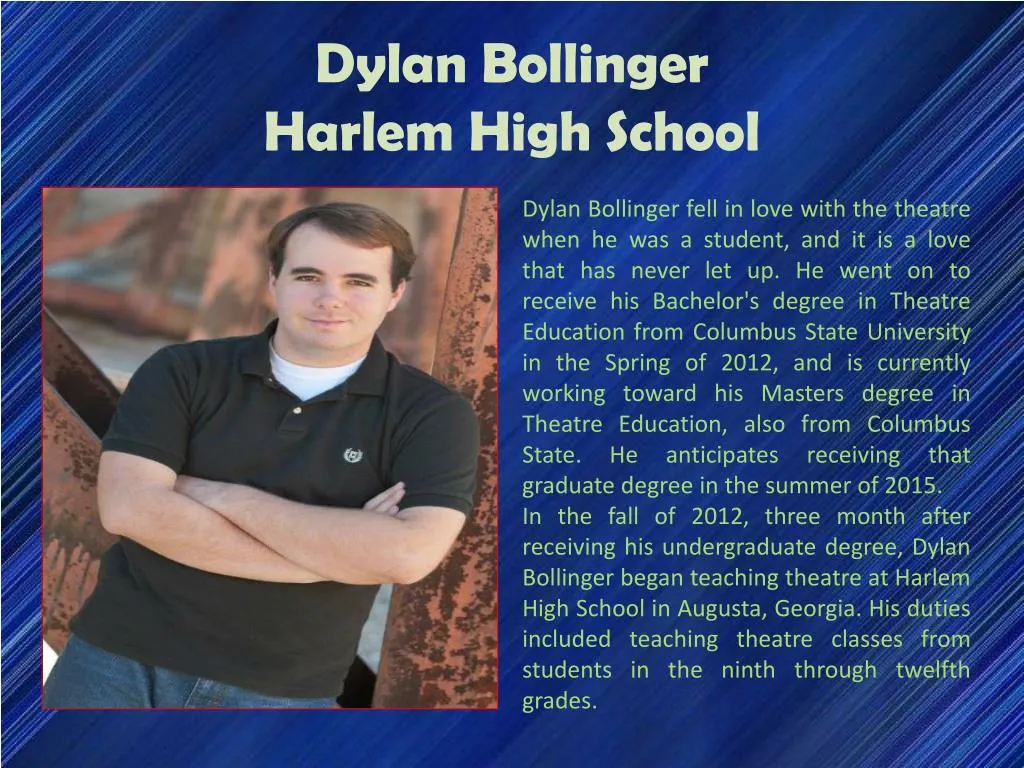 PPT - Dylan Bollinger-Harlem High School PowerPoint Presentation, free ...