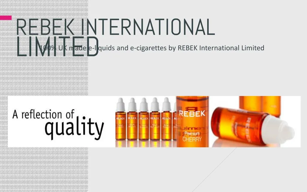 PPT - REBEK International Limited PowerPoint Presentation, free ...