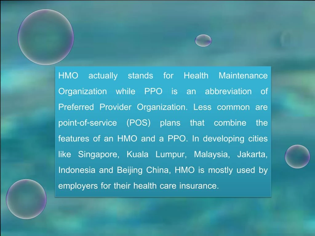 PPT - HMO vs PPO PowerPoint Presentation - ID:7163767