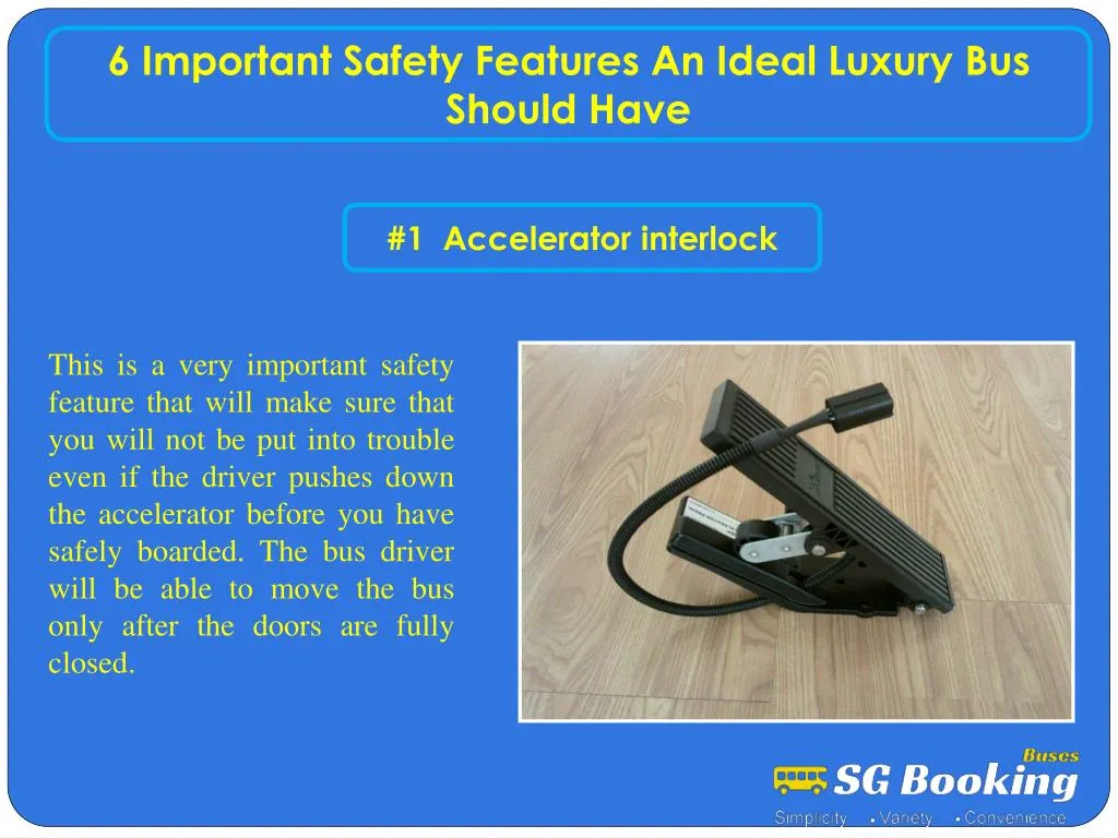 PPT - 6 Important safety features an ideal luxury bus should have ...