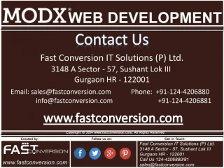 PPT - Modx Web Development - PSD to MODX Conversion Service PowerPoint Presentation - ID:7166736
