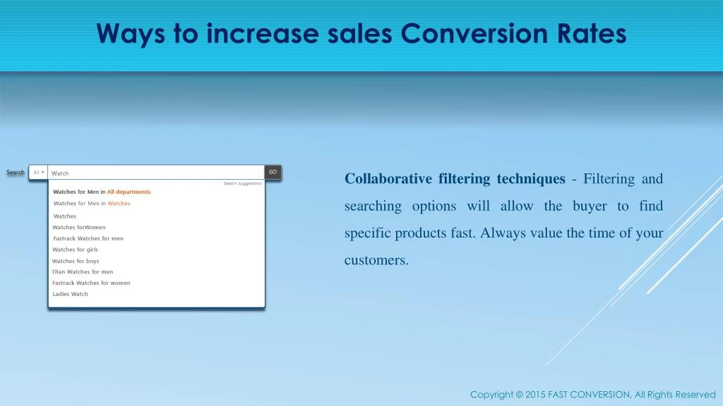 PPT - Increase Sales Conversion Rate of your eCommerce Store PowerPoint ...