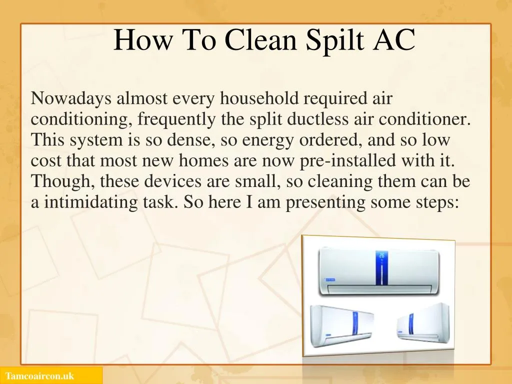PPT - Steps to clean split AC PowerPoint Presentation, free download ...