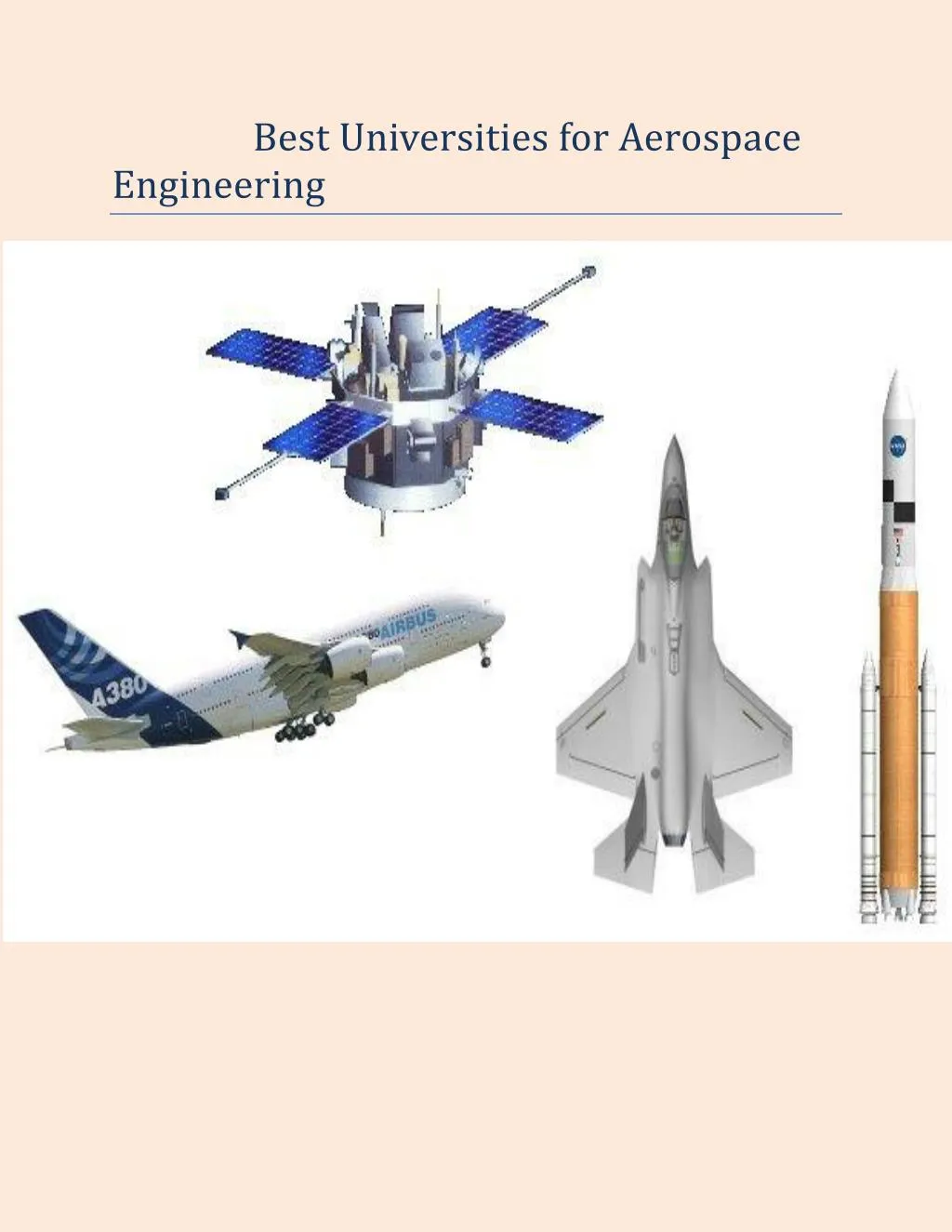 PPT - Best Universities for Aerospace Engineering PowerPoint ...