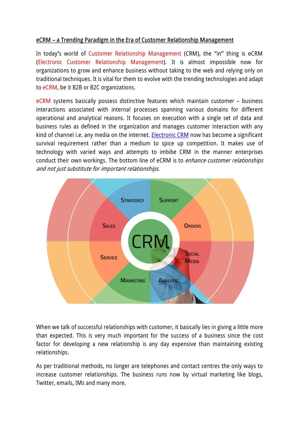 PPT - eCRM a Trending Paradigm in the Era of Customer Relationship ...