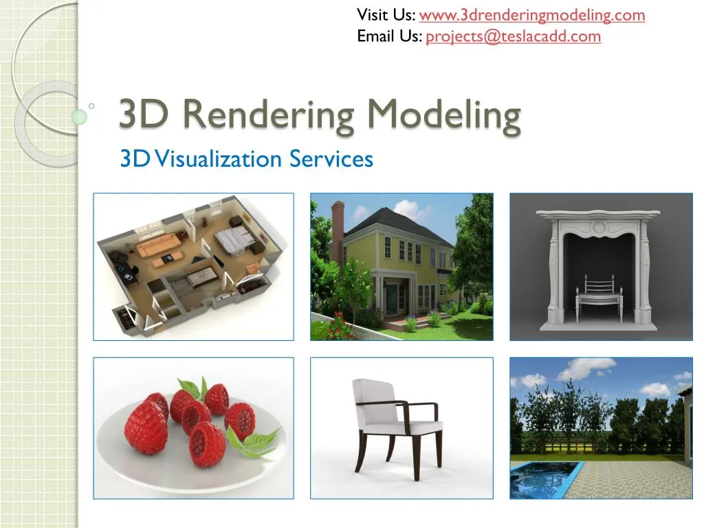 PPT - 3D Rendering Modeling - Top-notch 3D Visualization Services ...