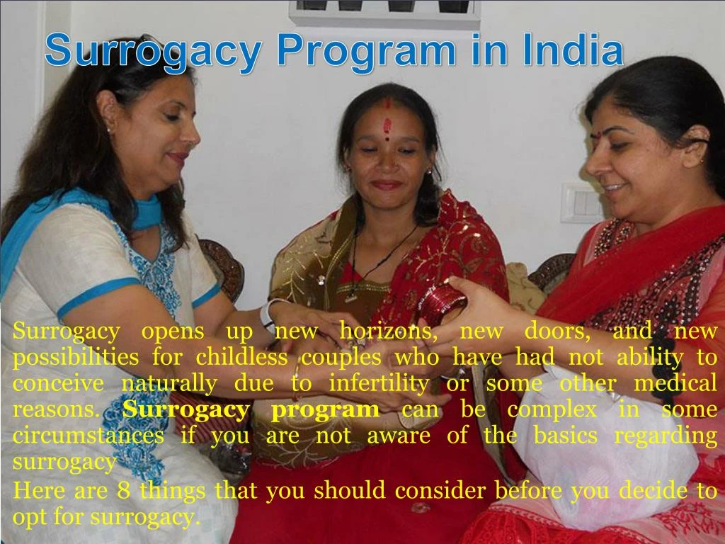 PPT - 8 Things you should know about surrogacy Program in india ...