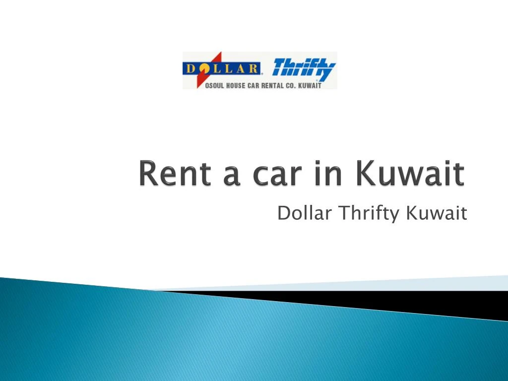 PPT - Rent a car in Kuwait PowerPoint Presentation, free download - ID ...