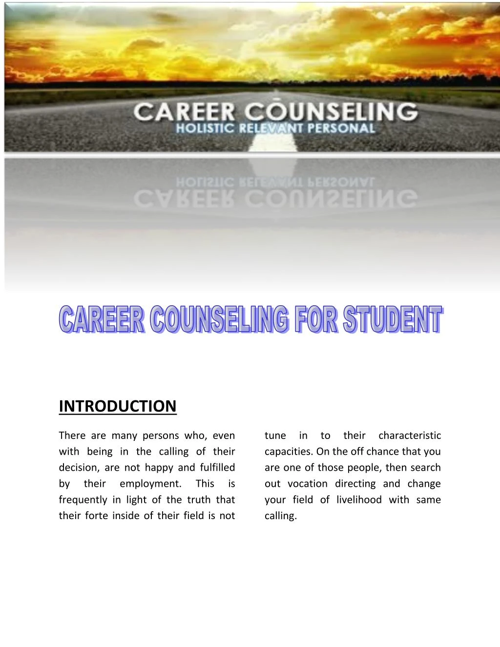 PPT - career counseling for students PowerPoint Presentation, free ...