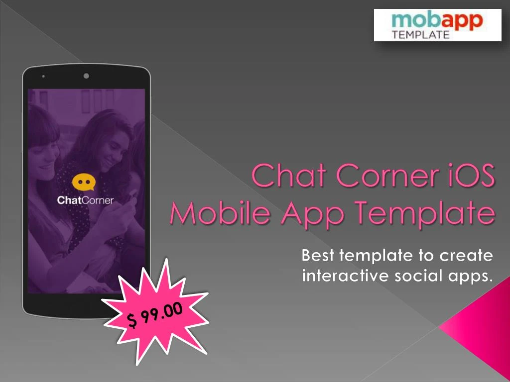 PPT - Most Interactive iOS Apps Template - Chat Corner Only at $99 ...