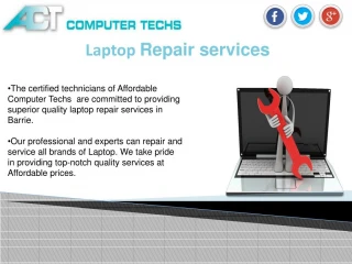 PPT - Reliable Computer repairs services in Barrie PowerPoint ...
