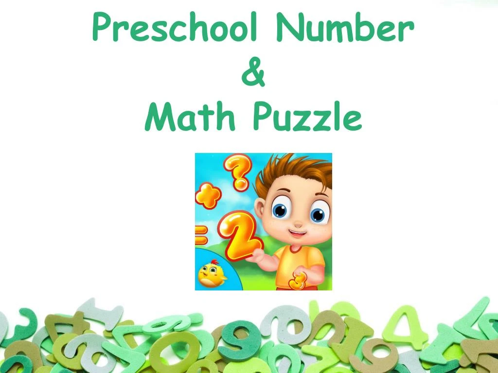 PPT - Preschool Number & Maths Puzzle PowerPoint Presentation, free ...