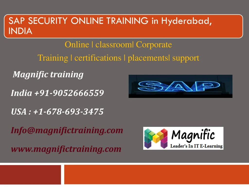 PPT - online training classes on sap security in kolkata,mumbai ...
