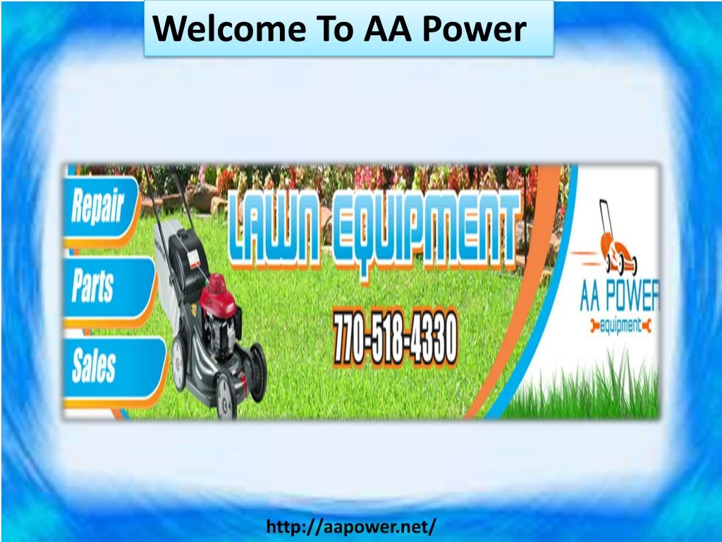 PPT - Welcome To AA Power PowerPoint Presentation, free download - ID ...