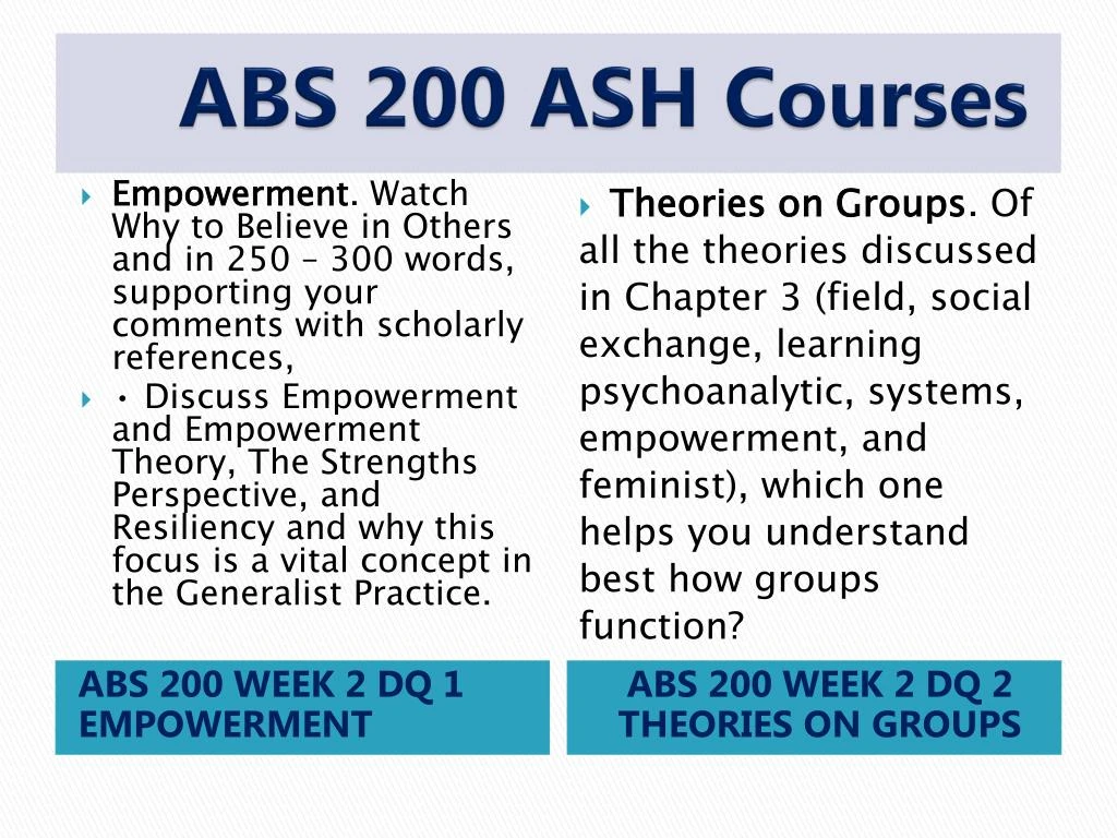 PPT - ABS 200 ASH Tutorial / Uoptutorial PowerPoint Presentation, free download - ID:7182833