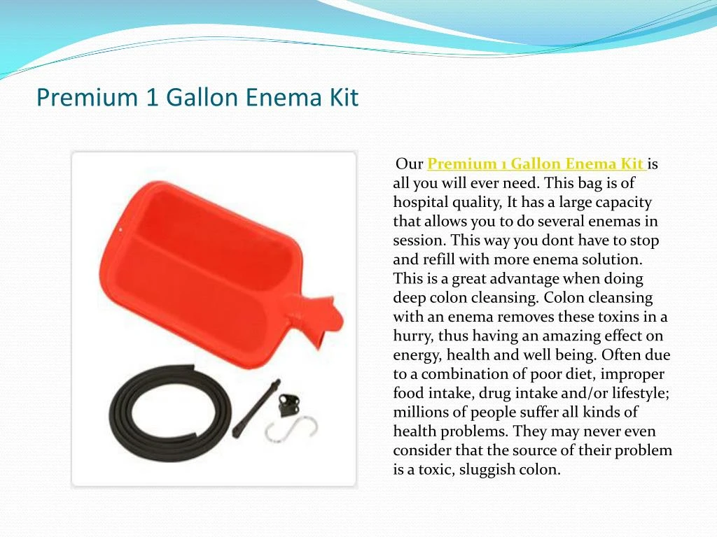 PPT - Home Colonic Irrigation Kit PowerPoint Presentation - ID:7183170