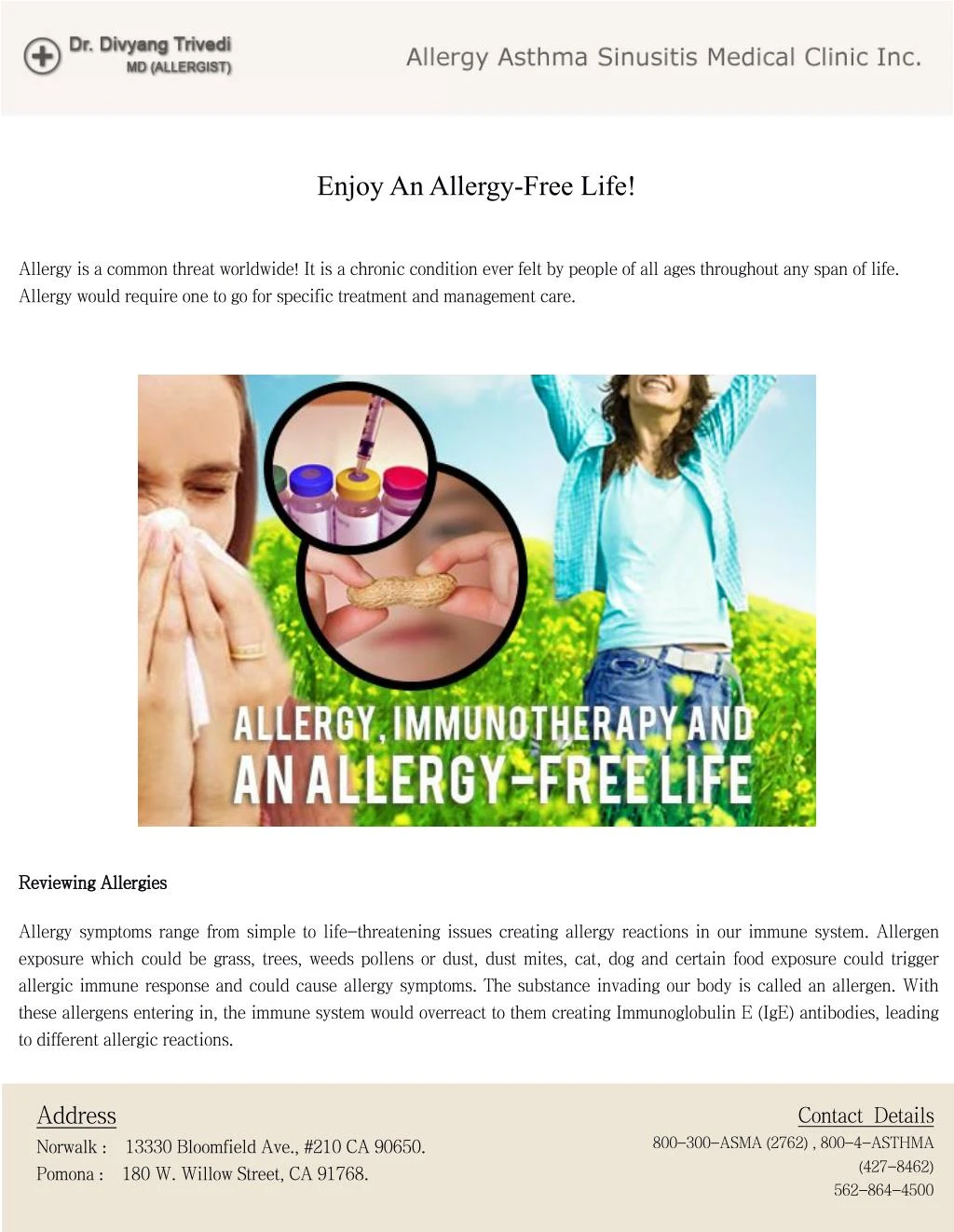 PPT - Overviewing Allergy, Allergy Treatments and Care PowerPoint ...