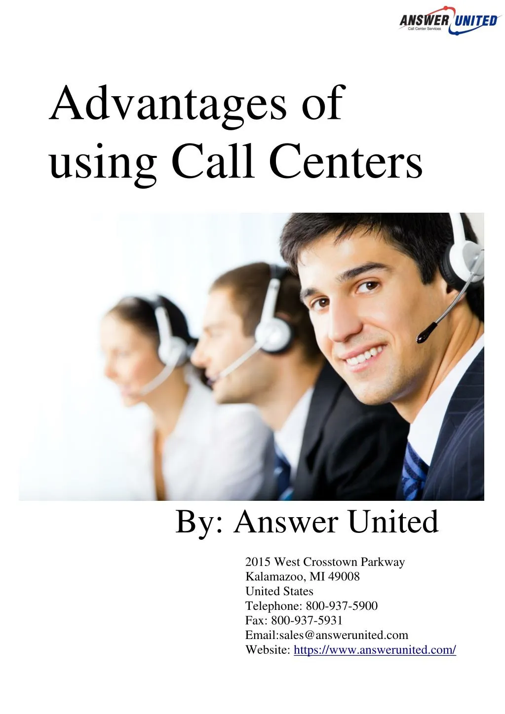 PPT - Advantages of using Call Centers PowerPoint Presentation, free ...