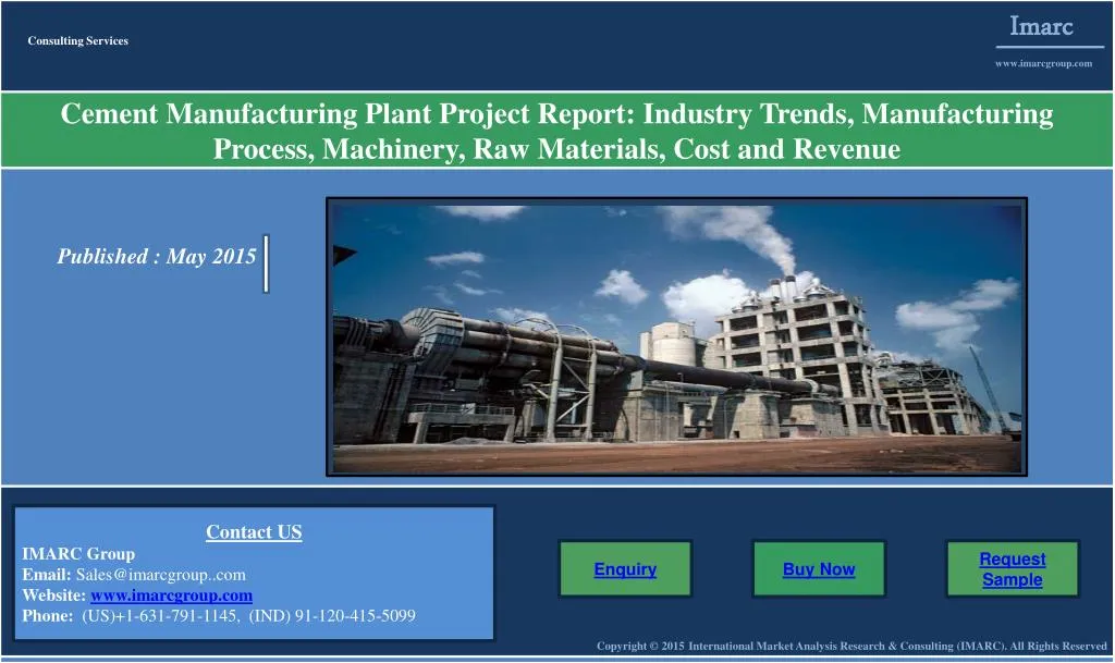 PPT - Cement Market and Manufacturing Plant Report PowerPoint ...