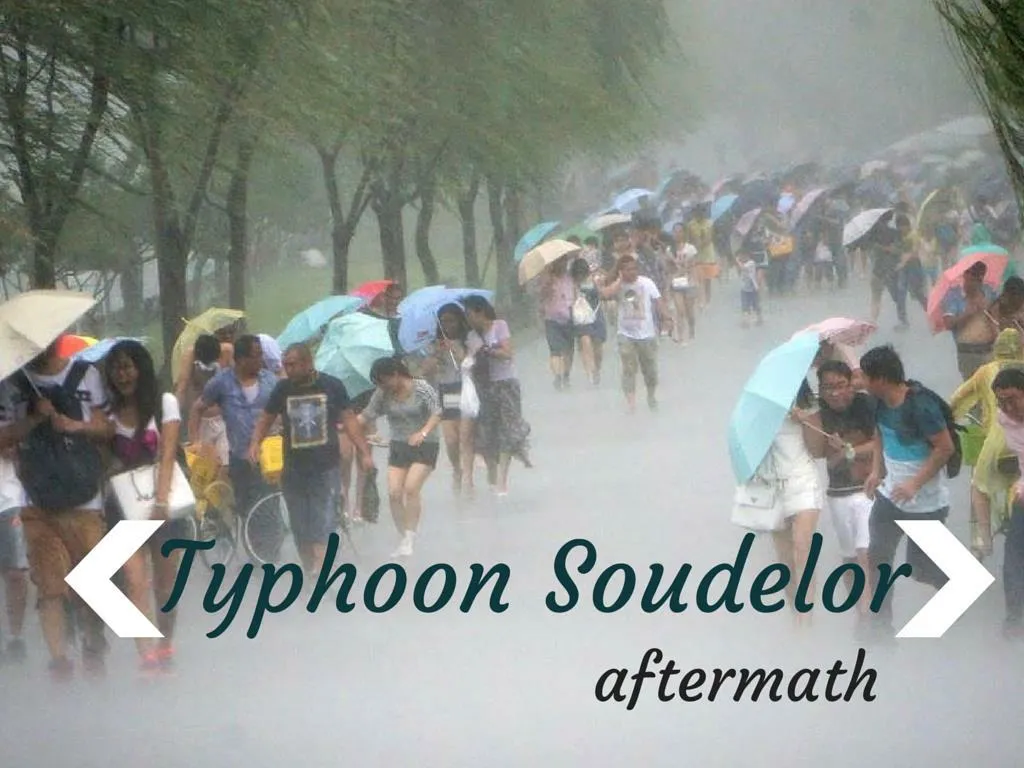 PPT - Typhoon Soudelor aftermath PowerPoint Presentation, free download ...