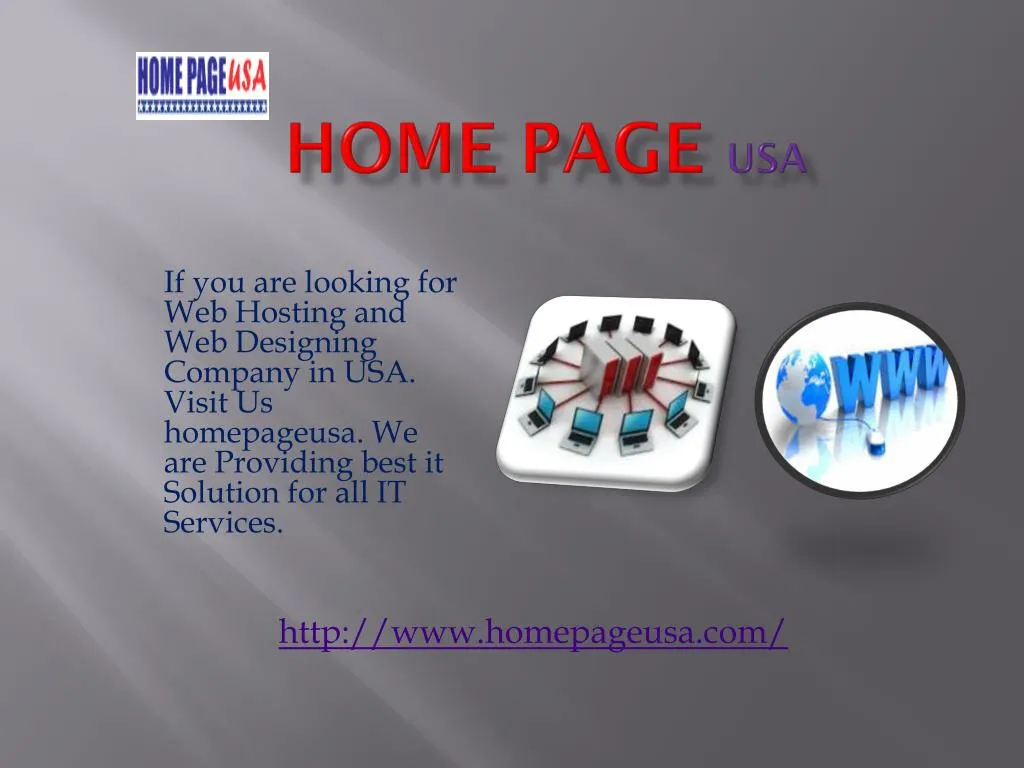 PPT - Home page usa PowerPoint Presentation, free download - ID:7190960