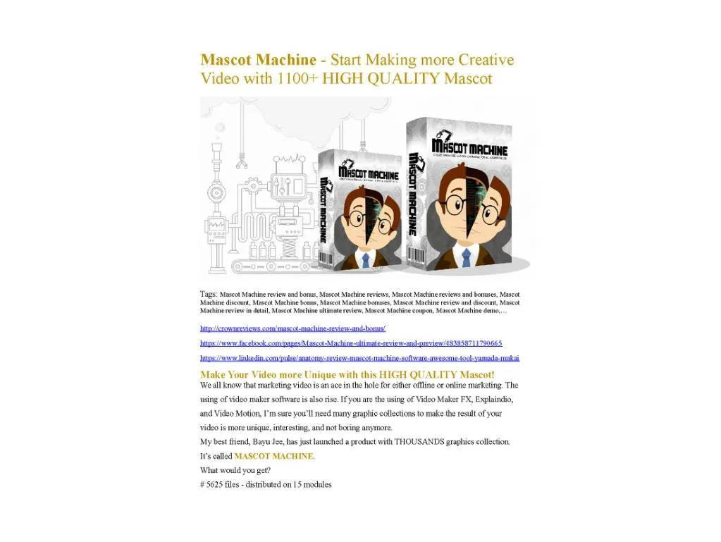 PPT - Mascot Machine Review - SECRET of Mascot Machine PowerPoint ...