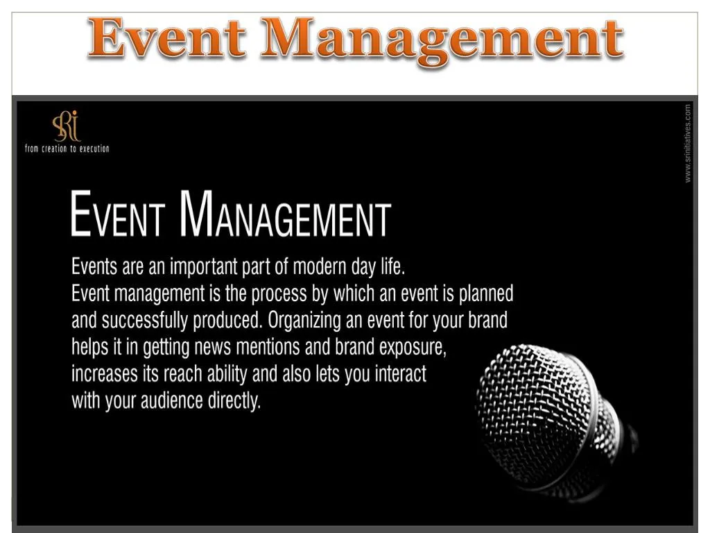 PPT - Event Management PowerPoint Presentation, free download - ID:7192865