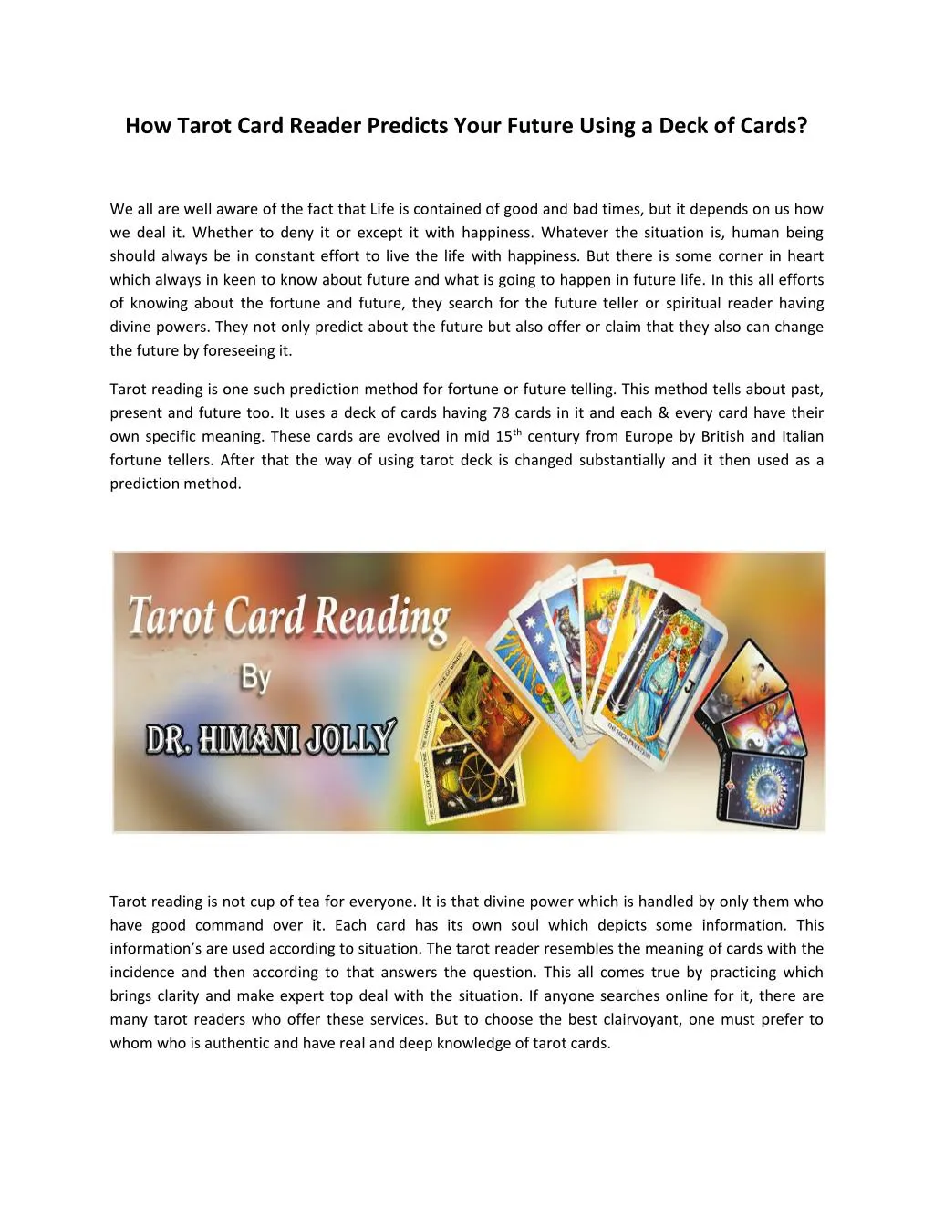 PPT - Online Tarot Card Reading Courses & Services | Tarotgyan ...