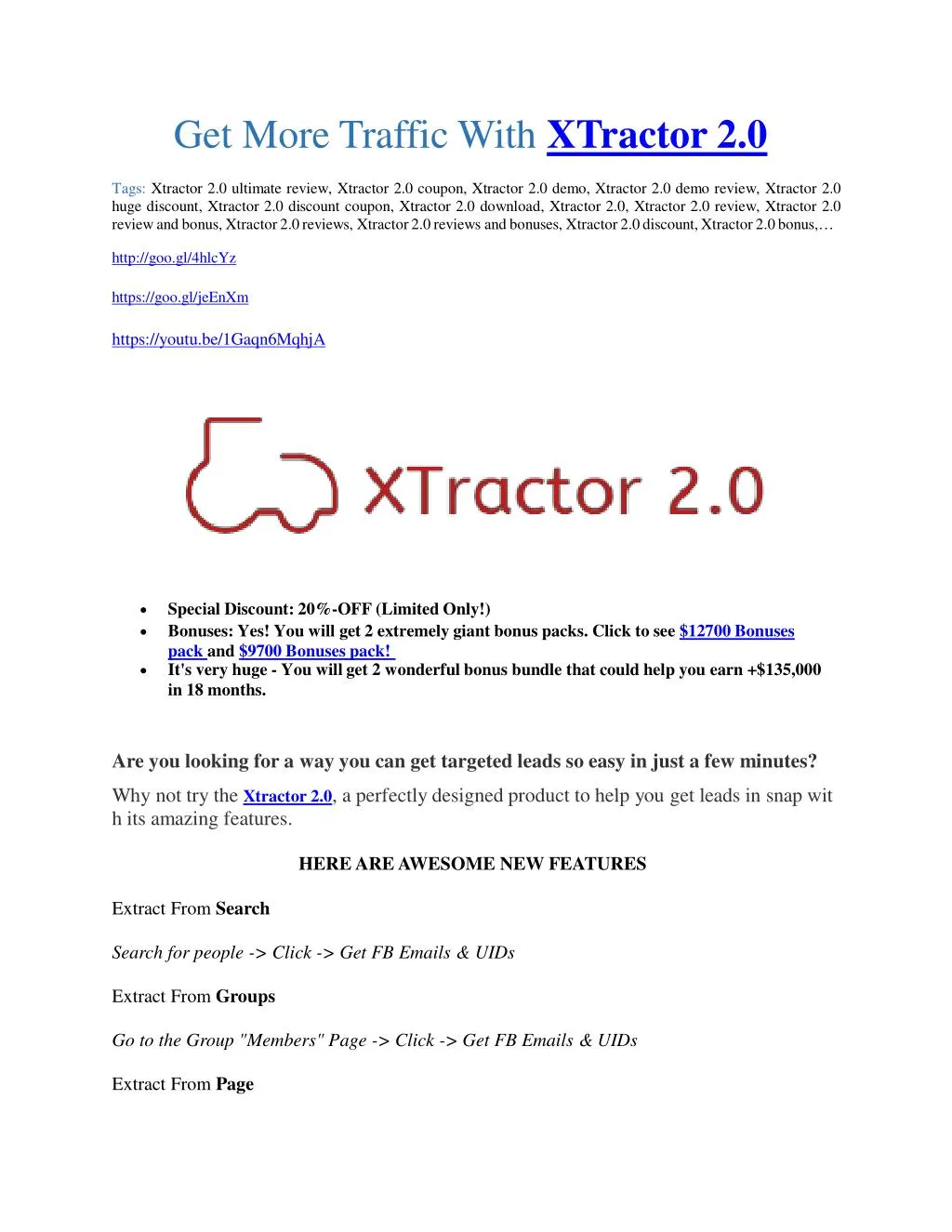 PPT - Xtractor 2.0 review and Xtractor 2.0 $11800 Bonus & Discount ...