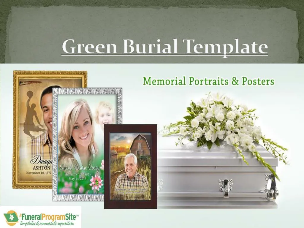 PPT - Green Burial Template By FuneralProgramSite PowerPoint ...